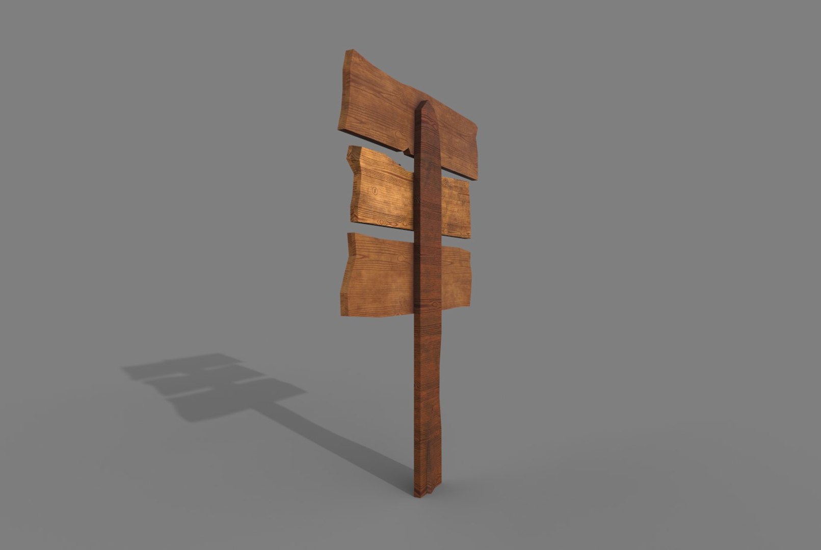 3D Model Wood Sing - TurboSquid 1649888