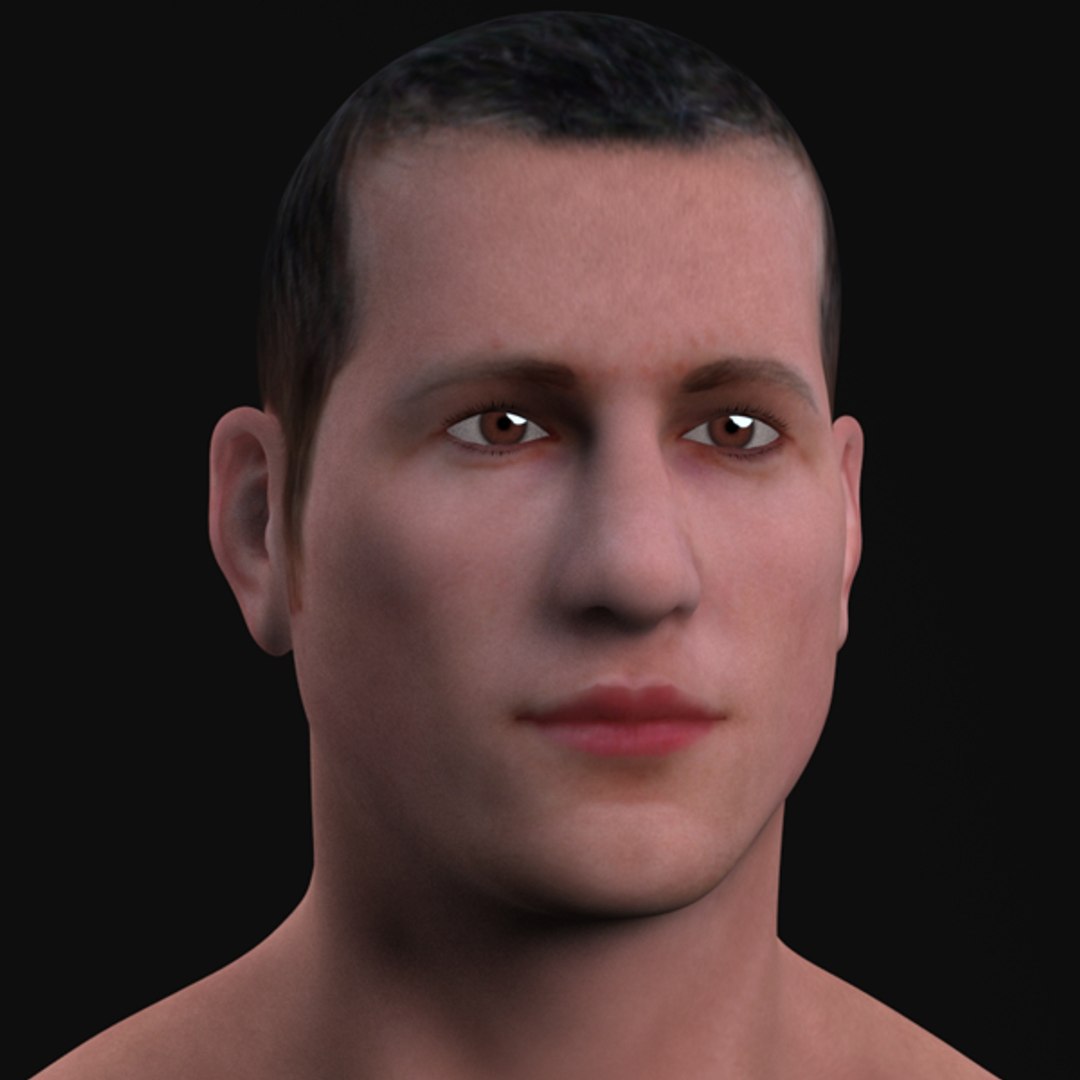 Male Human Character 3d Obj