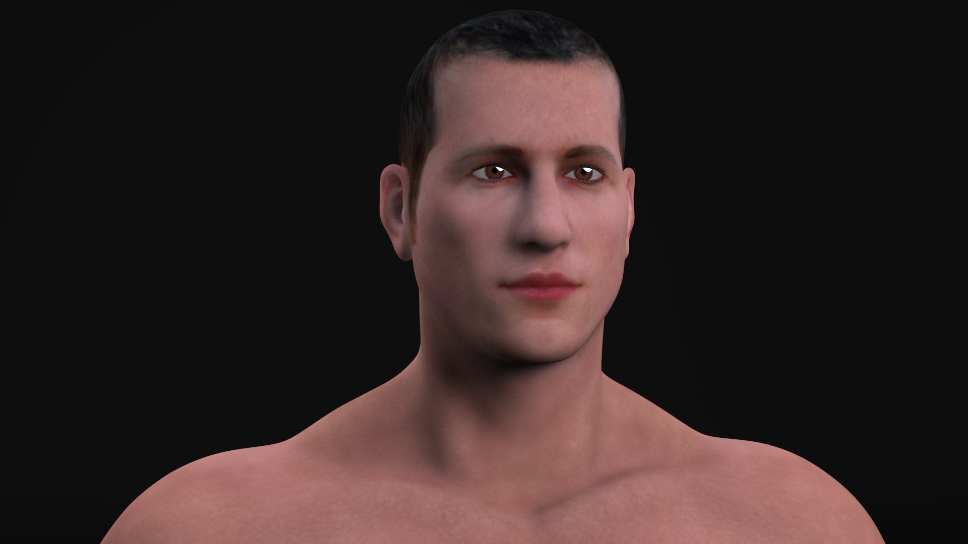 Male Human Character 3d Obj