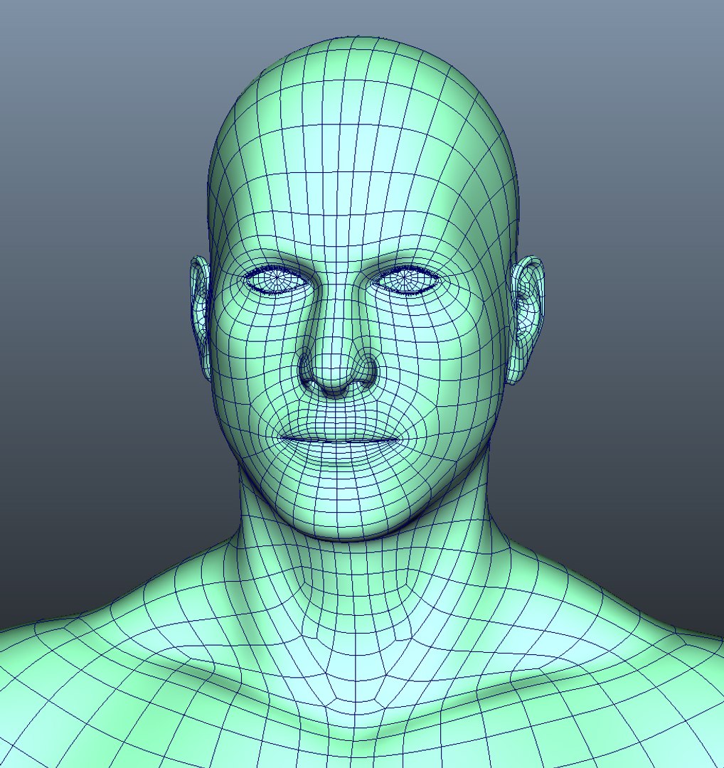 Male Human Character 3d Obj