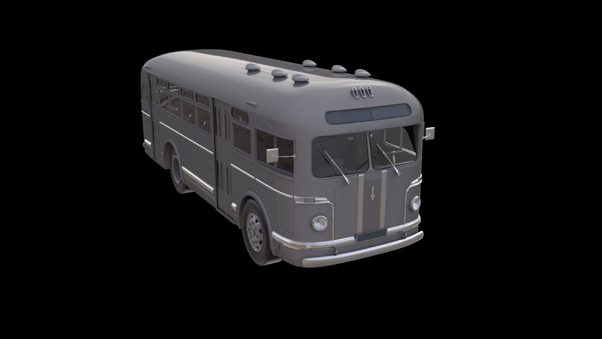 3D zis-155 soviet bus model - TurboSquid 1364821
