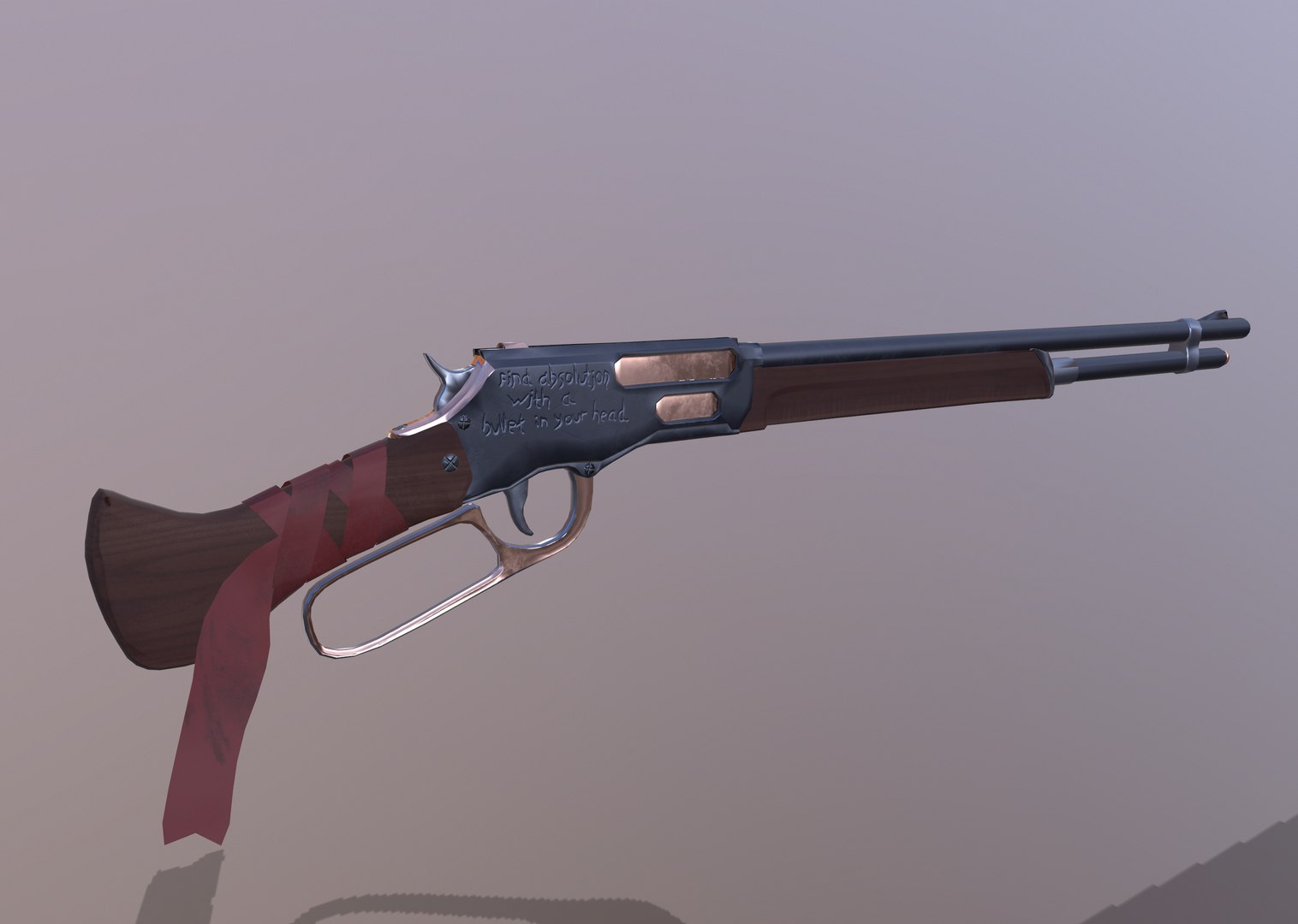 Stylized Rifle 3D Model - TurboSquid 1850505