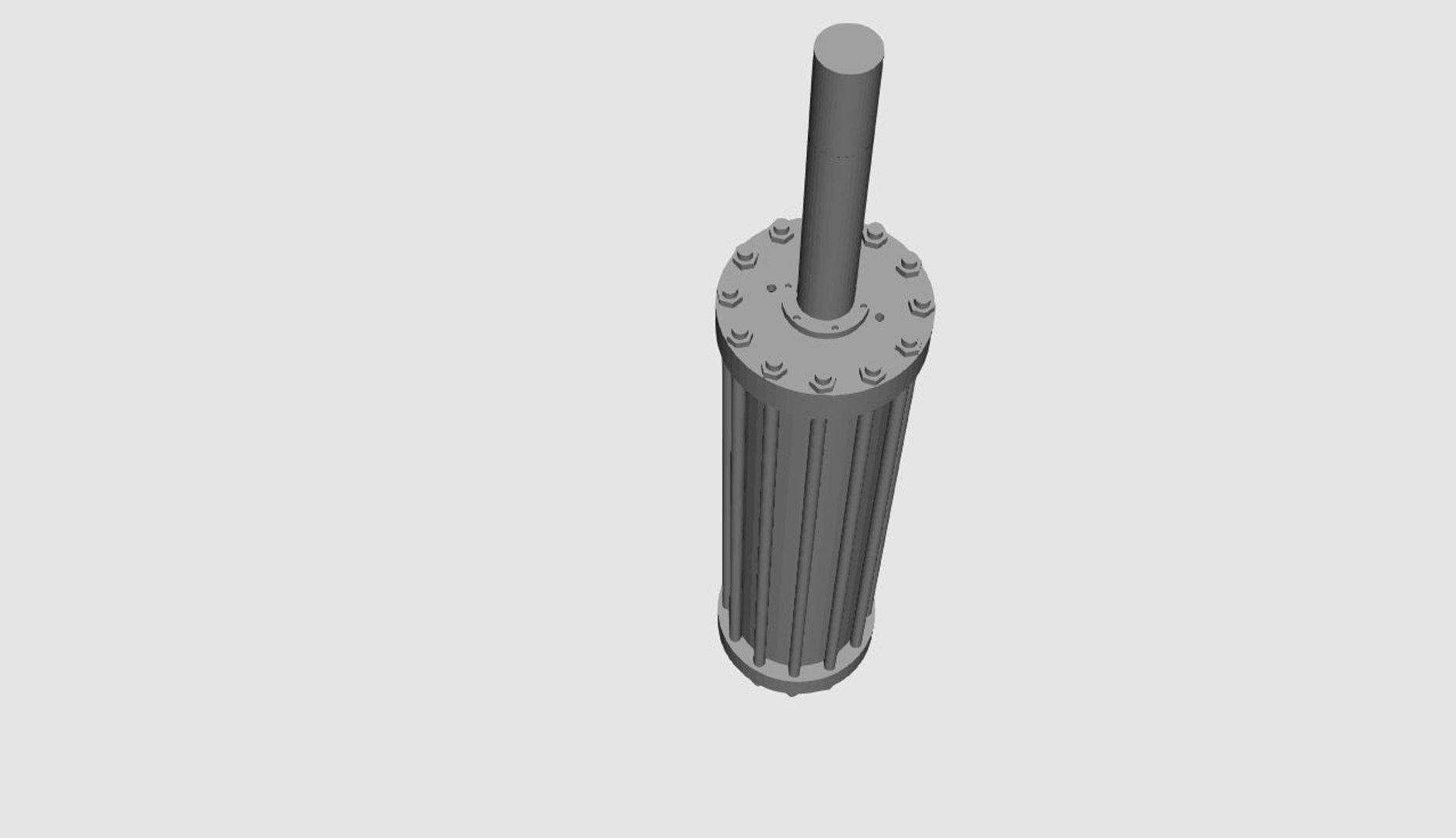 Hydraulic Cylinder Obj