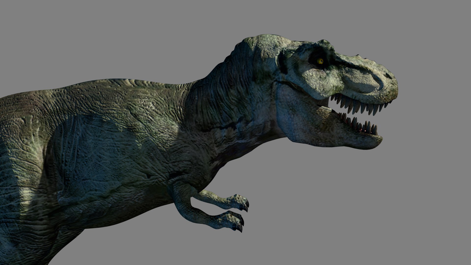 Rexy Jurassic Park Model Rigged FBX 3D Model - TurboSquid 1894826