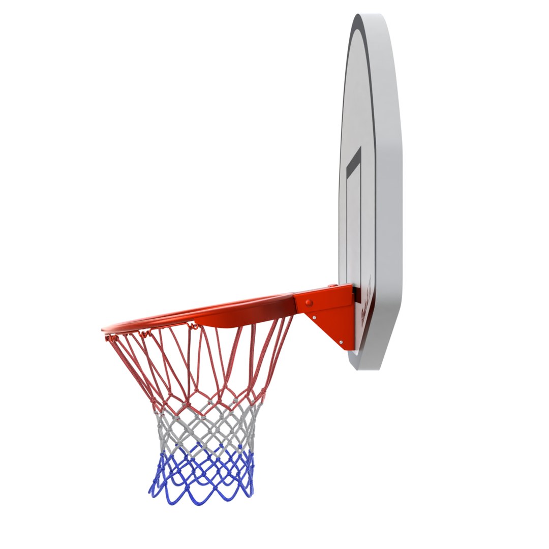 Basketball Rim With Backboard And Basketball 3D model - TurboSquid 1949231