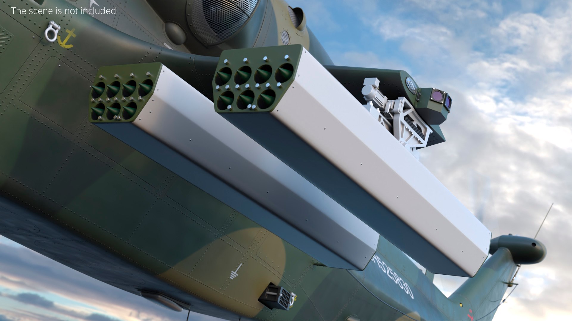 Fire Snake 70 Aerial Rocket Launcher 3D - TurboSquid 2481937