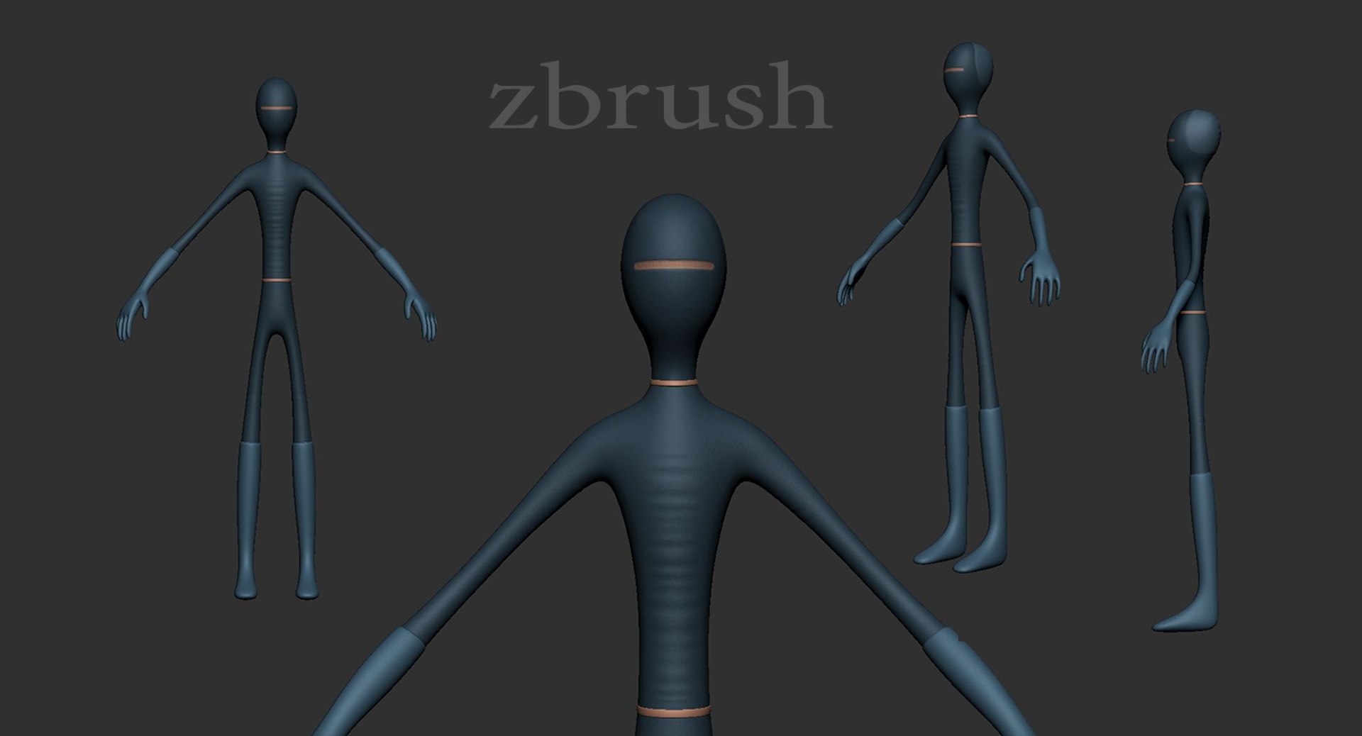 Slim Hero Character 3D Model - TurboSquid 1354567
