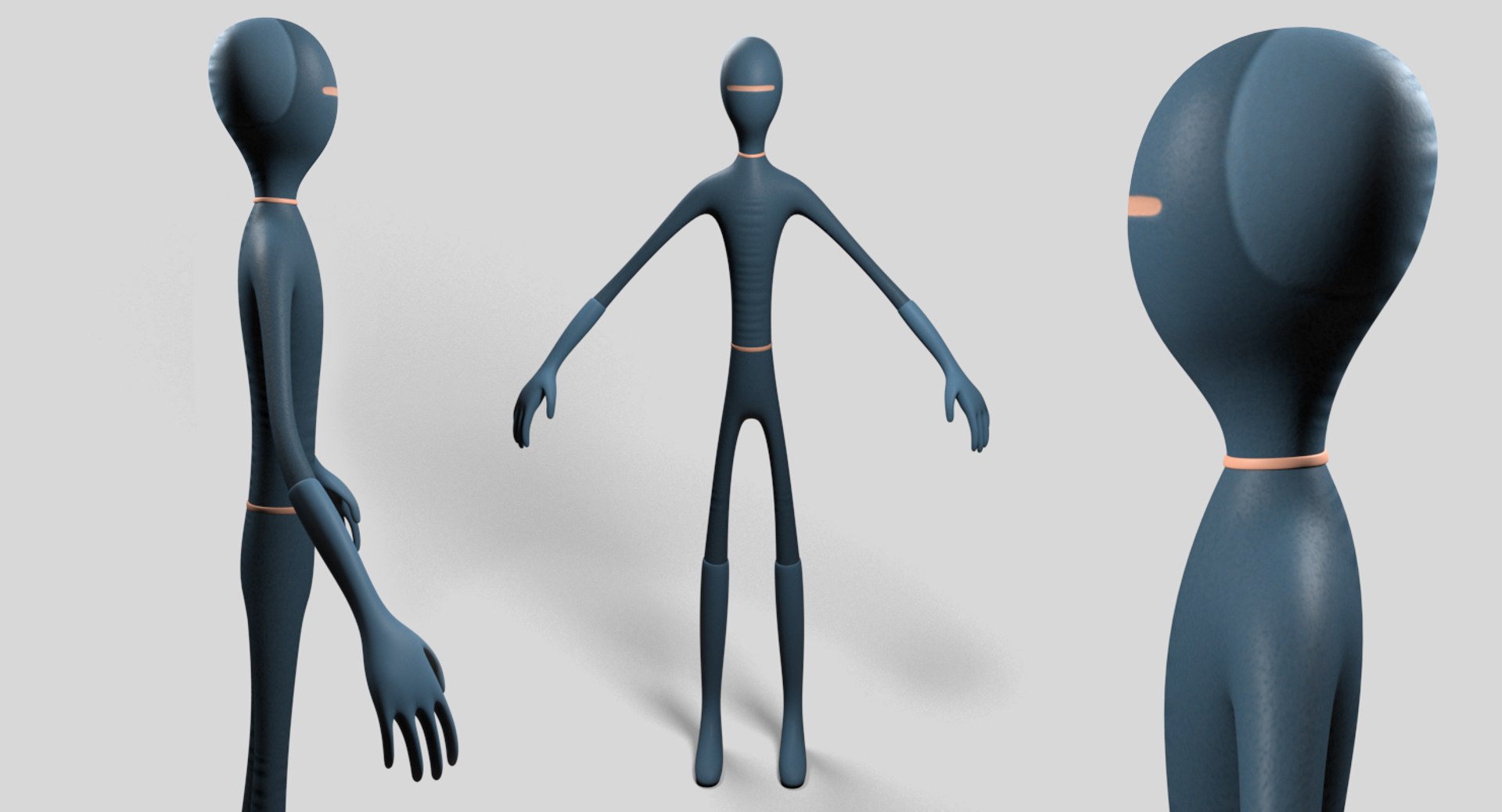 Slim Hero Character 3D Model - TurboSquid 1354567