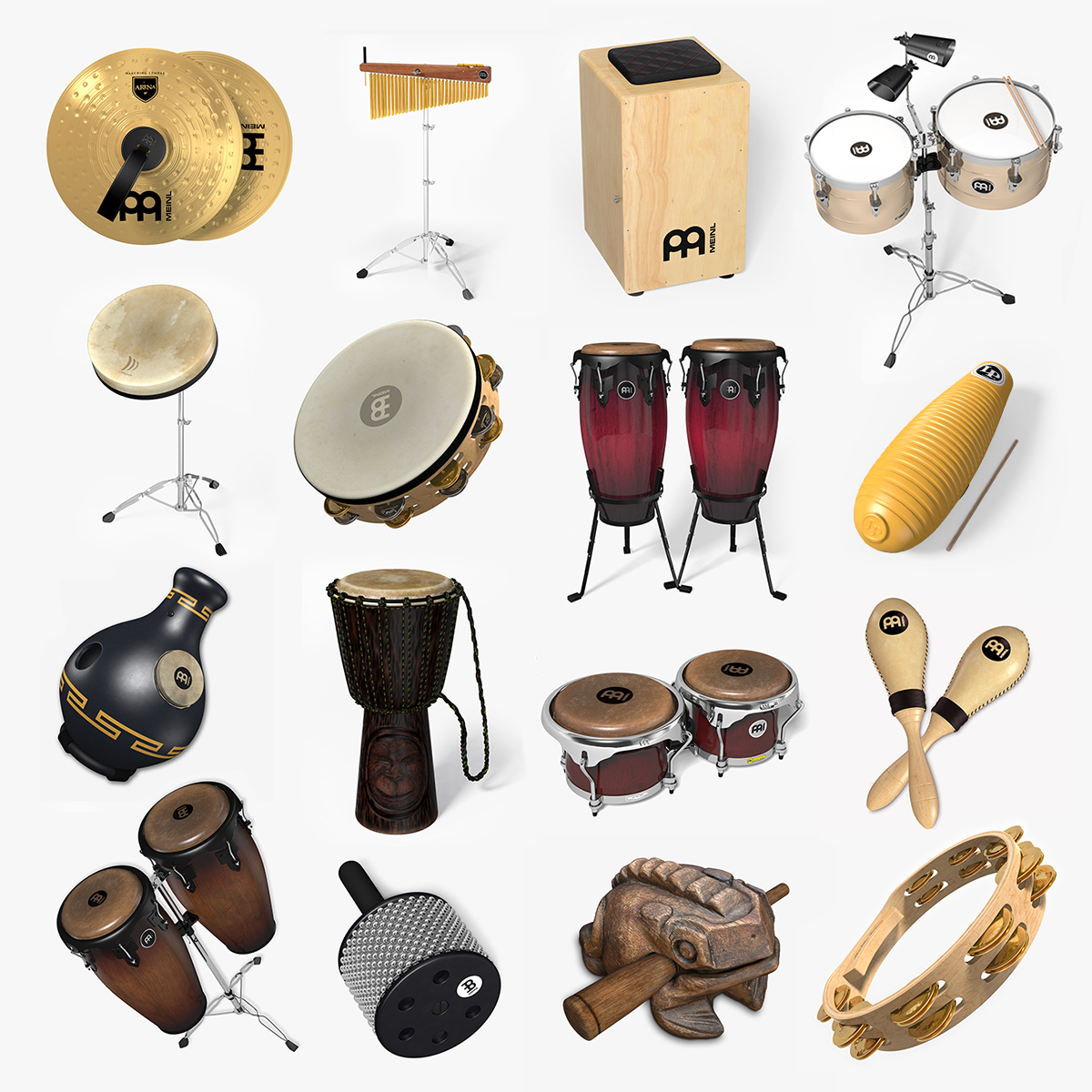 Ultimate Percussion Set 3D-Modell - TurboSquid 1383016