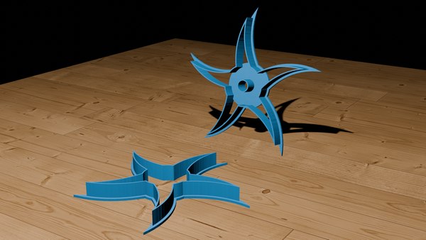 modelo 3d cortador de galletas shuriken - TurboSquid 2202704