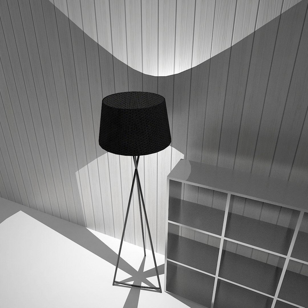 lamp standing 3d max