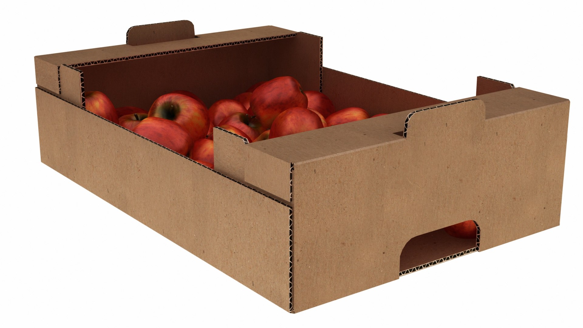 Fruit Cardboard Box Red 3D - TurboSquid 1543860