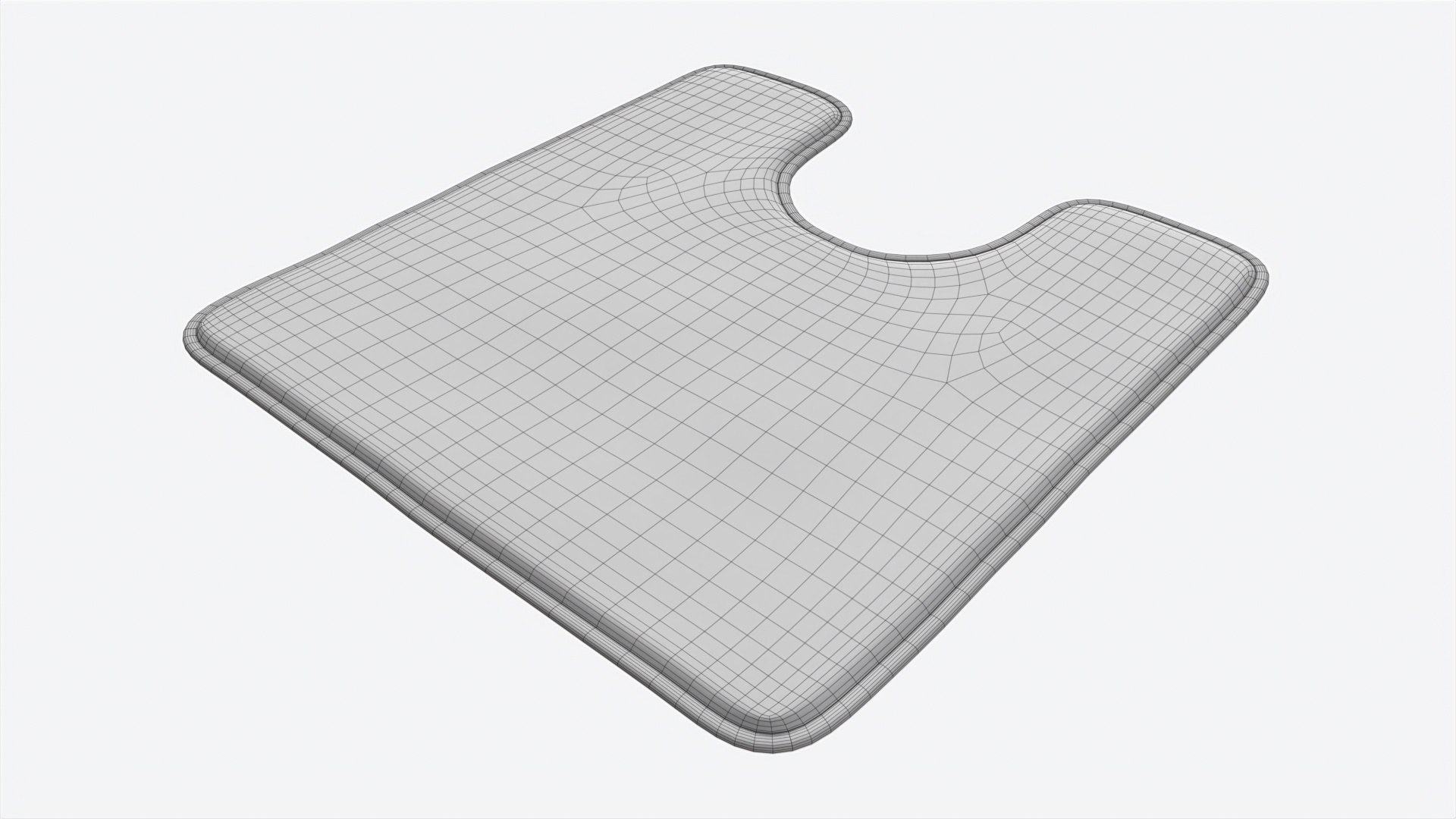 3D Toilet Bathroom Soft Rug - TurboSquid 2123610