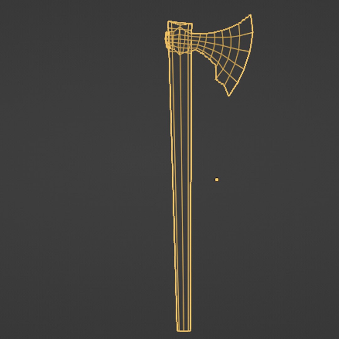 3D Viking Axe With Runes - TurboSquid 1950251