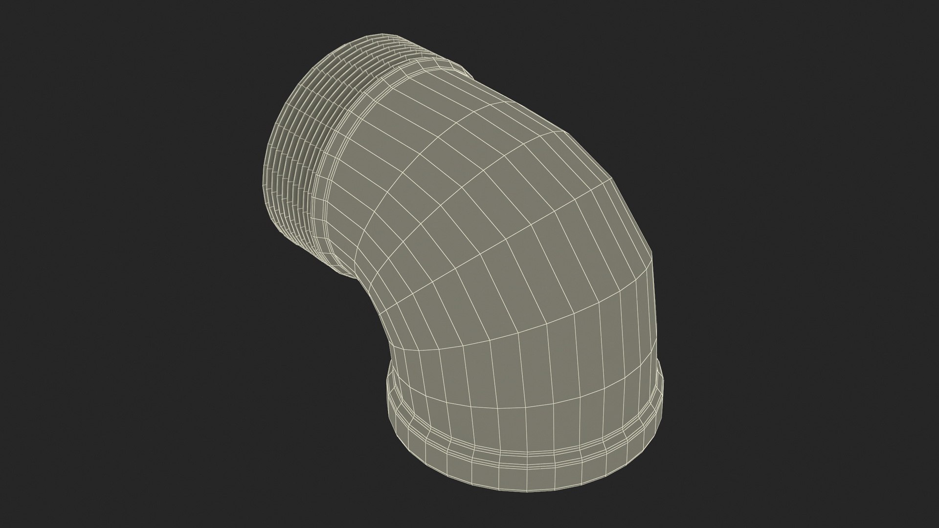 Fitting 90-Elbow SS304 3D Model - TurboSquid 1942203