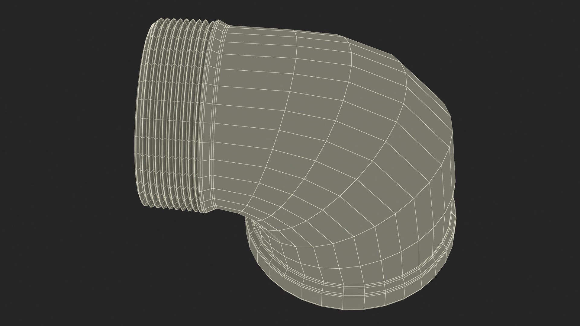 Fitting 90-Elbow SS304 3D Model - TurboSquid 1942203