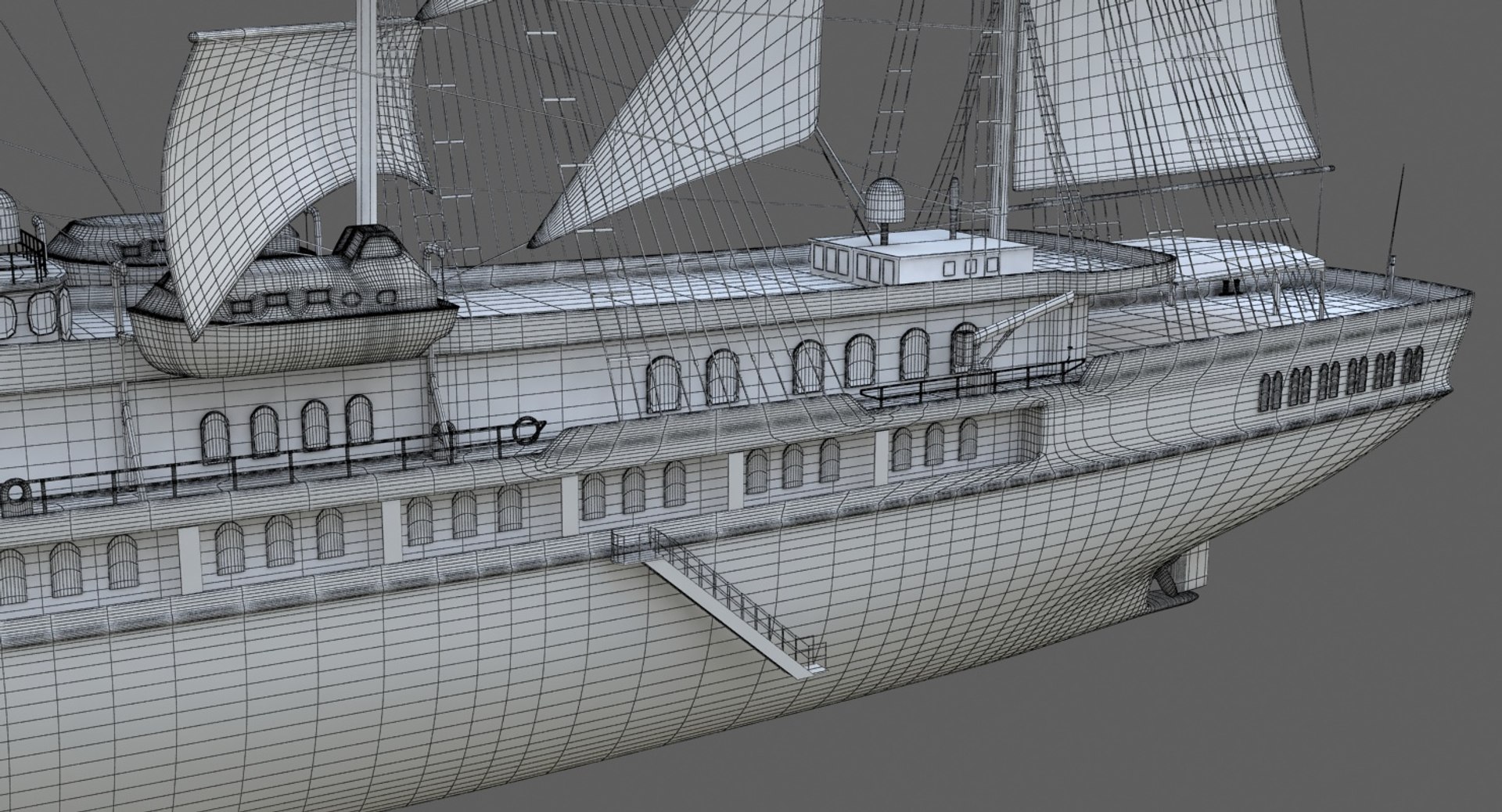 3d Model Of Sea Cloud Cruise Ship