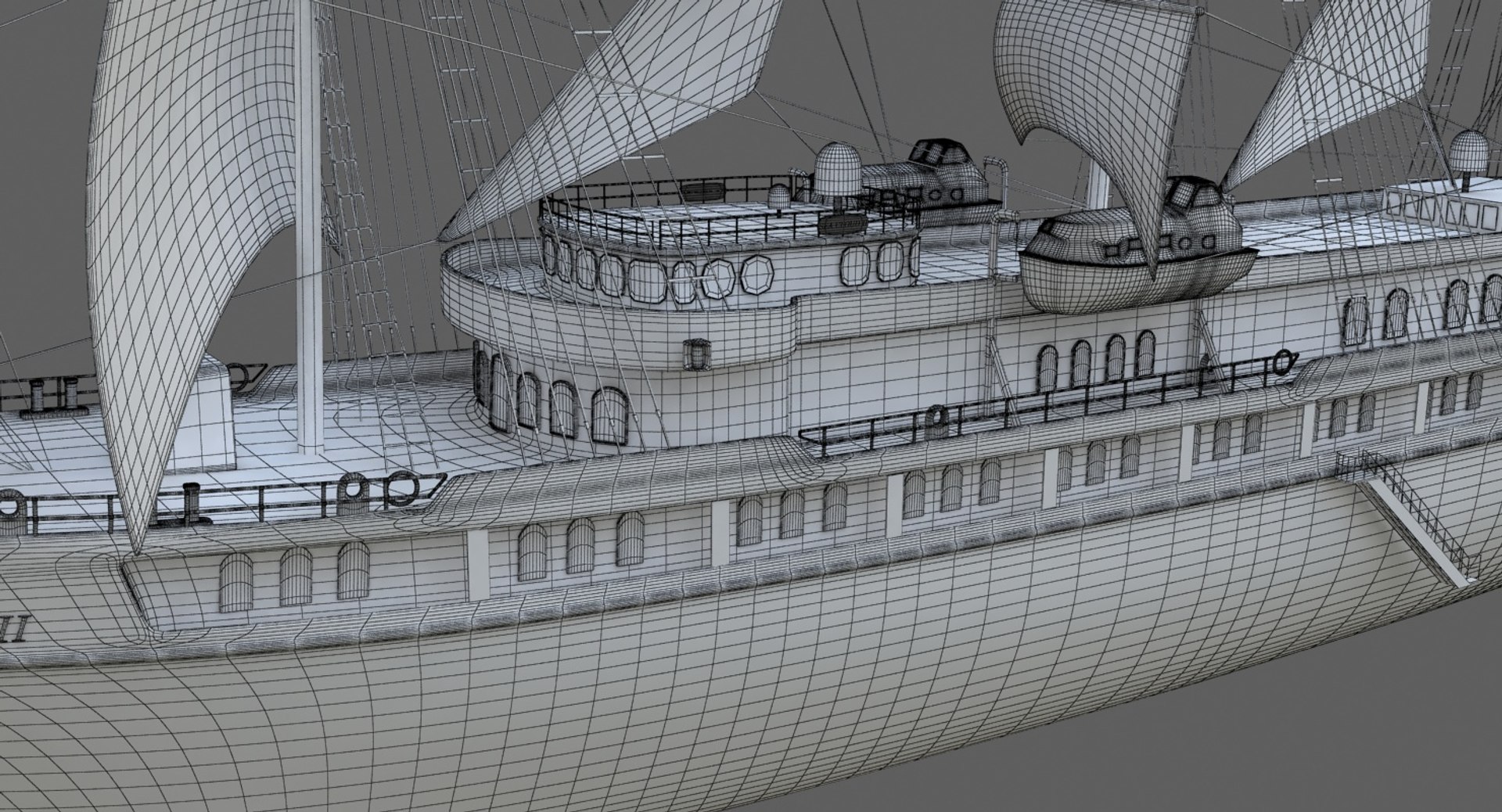 3d Model Of Sea Cloud Cruise Ship
