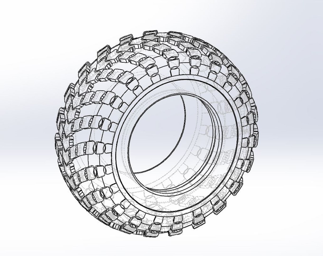Diecast Military Whitewall Tire Scale 1 To 25 3D - TurboSquid 2110629