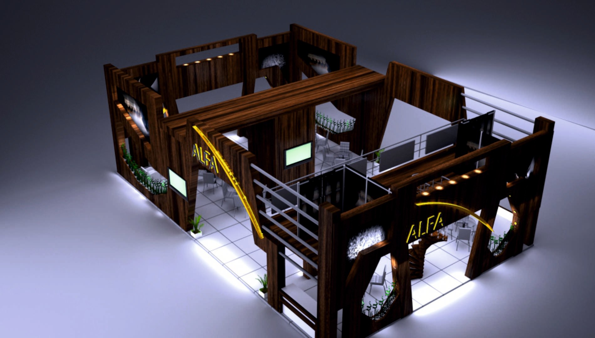 3D Fair Stand - TurboSquid 1323030