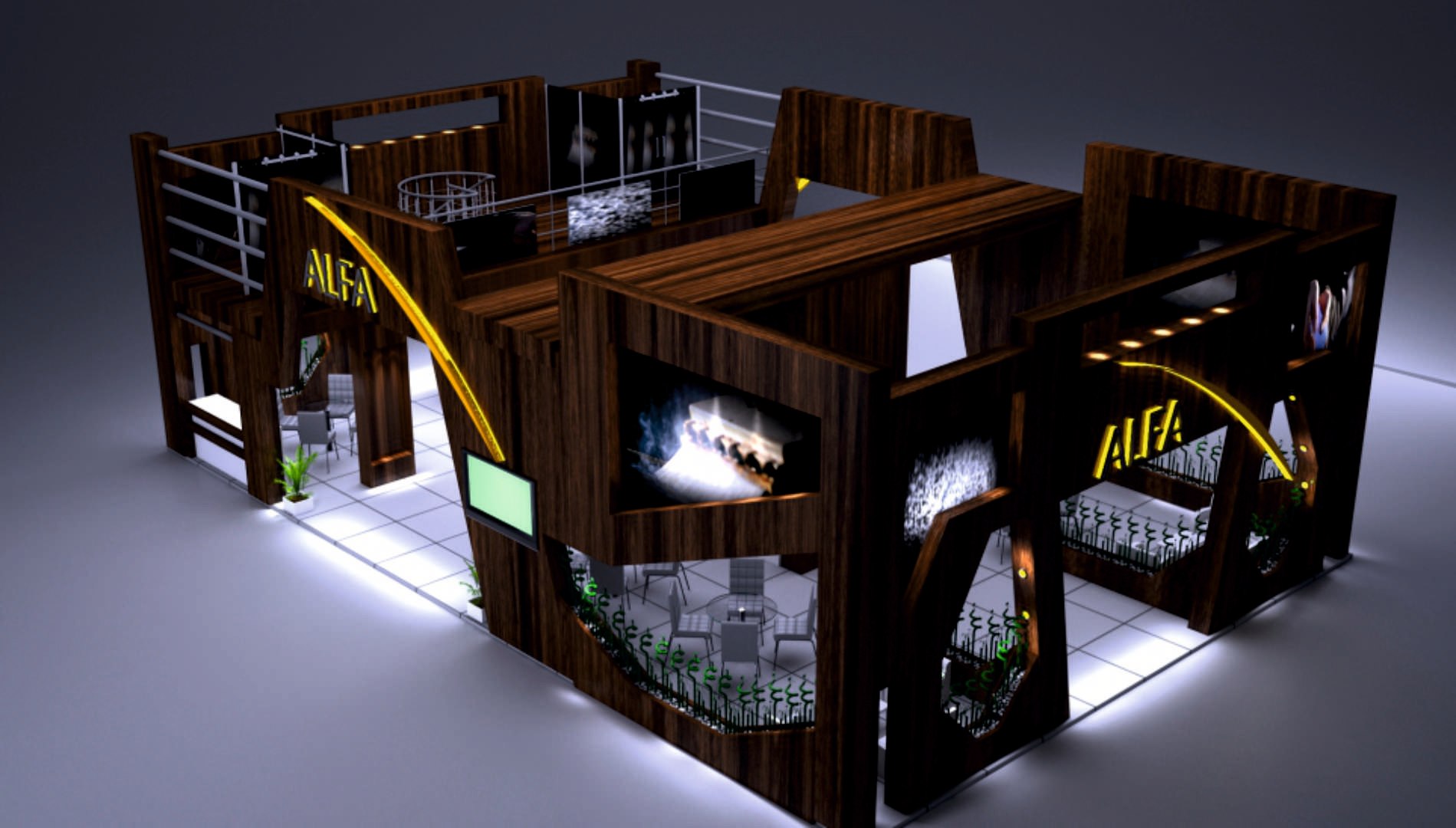 3D Fair Stand - TurboSquid 1323030