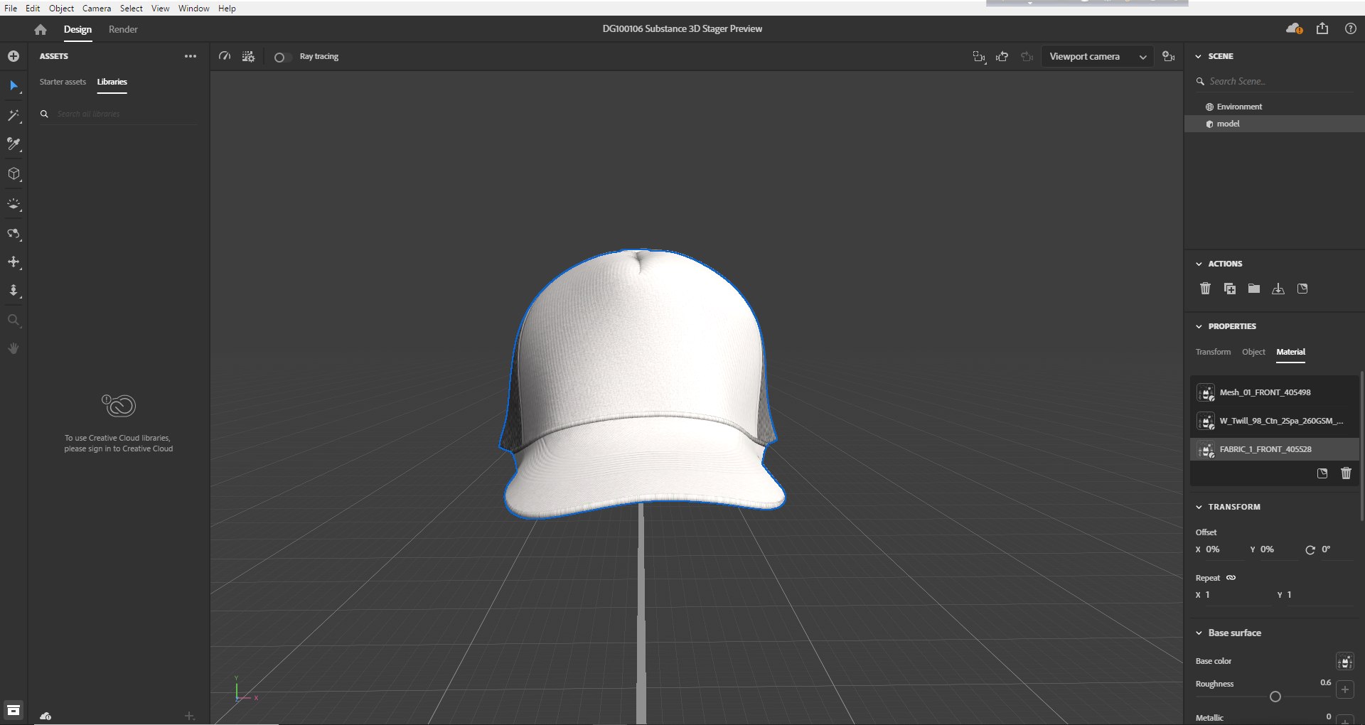 Trucker Cap Design 3D Model - TurboSquid 1991286