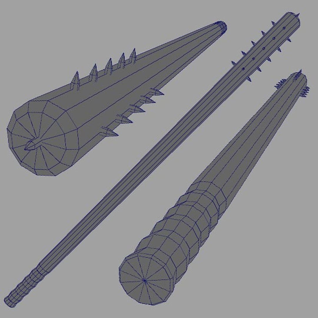 Spiked Club Obj