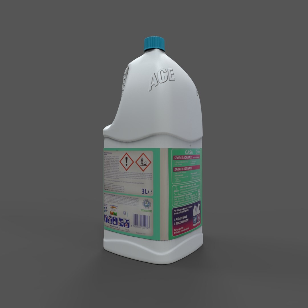 3D Bleach Ace Candegina Profumata 3L Model - TurboSquid 1786803