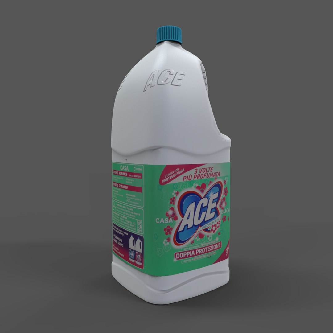 3D Bleach Ace Candegina Profumata 3L Model - TurboSquid 1786803