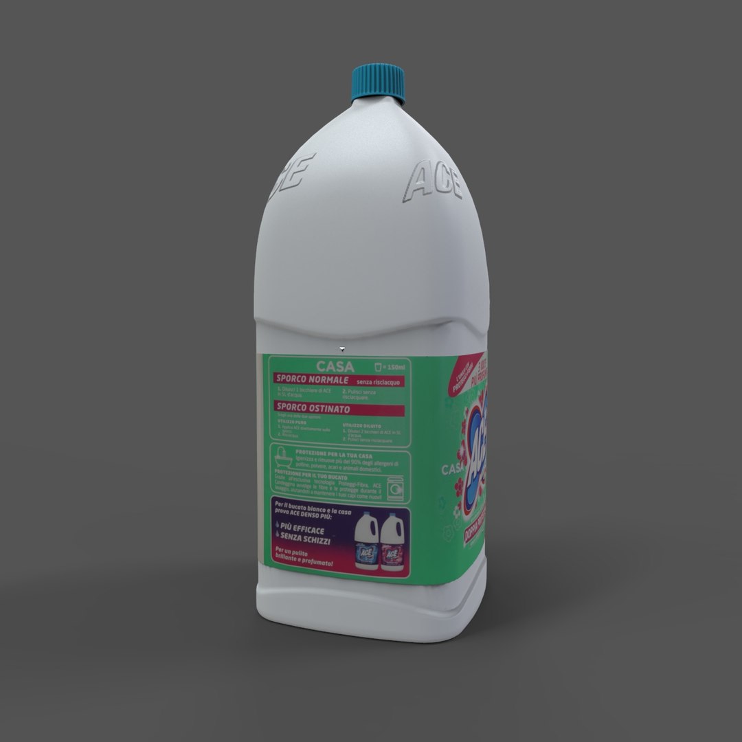 3D Bleach Ace Candegina Profumata 3L Model - TurboSquid 1786803