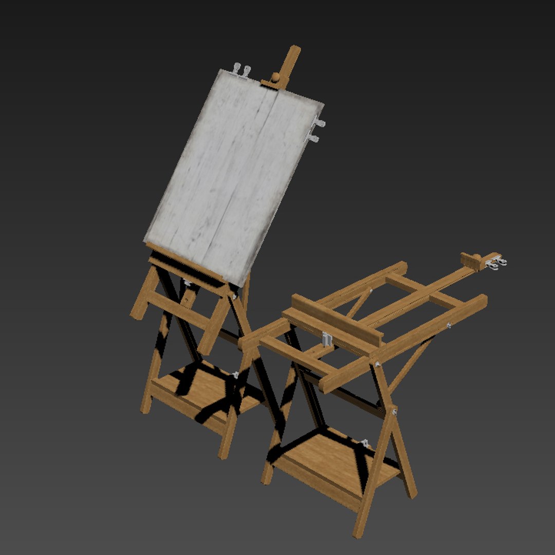 3d model easel