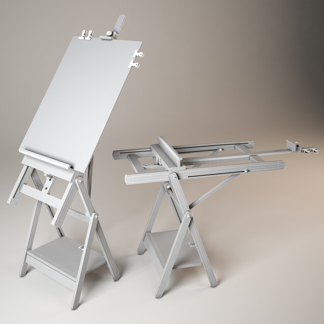 3d model easel