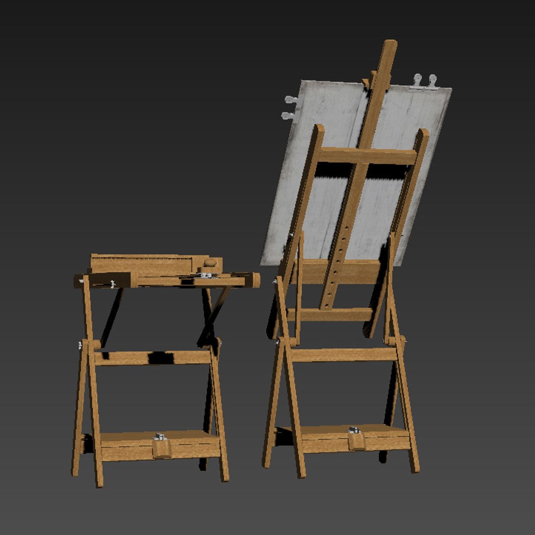 3d model easel