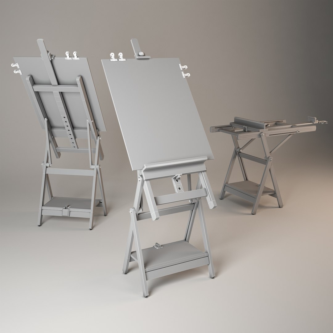 3d model easel
