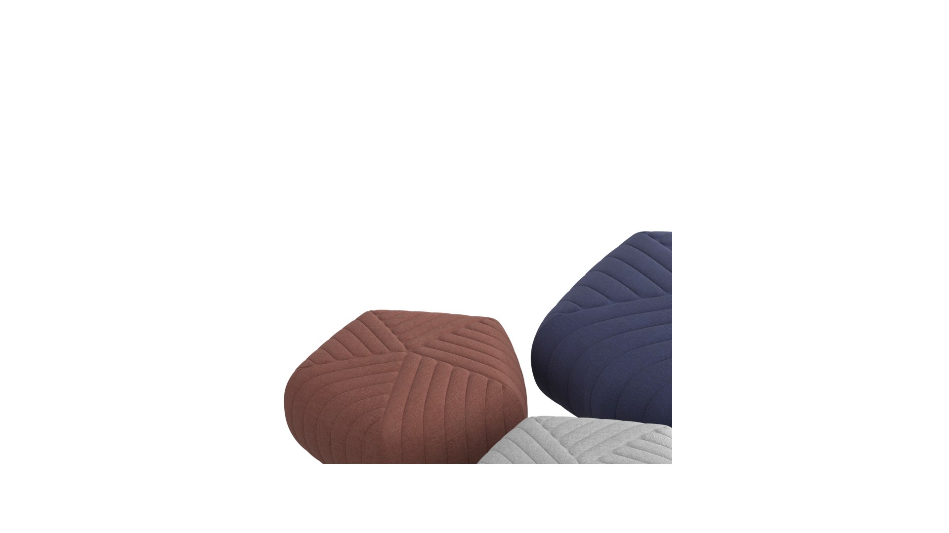 Five Pouf 3D - TurboSquid 1943576