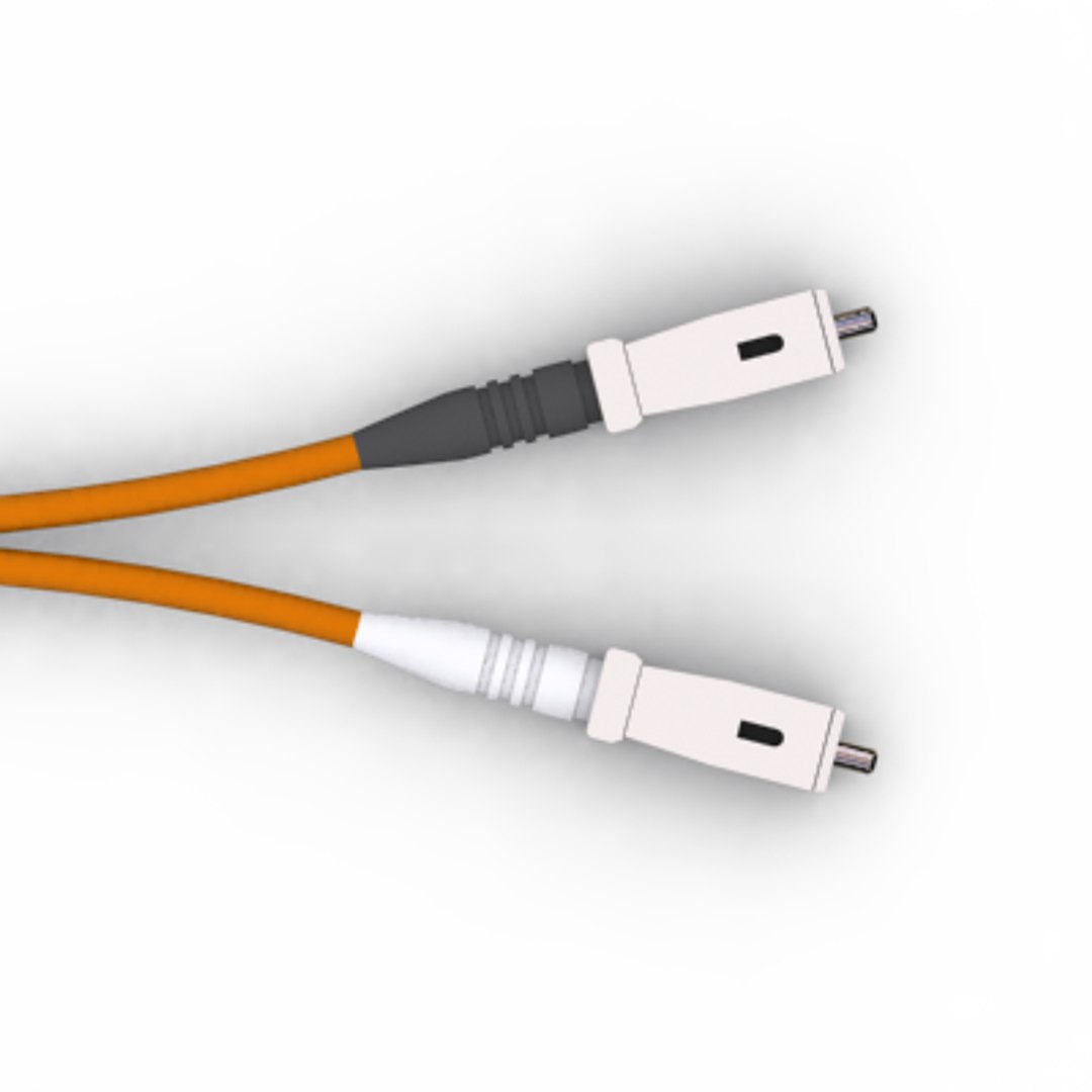 3d Model Fiber Sc Connectors