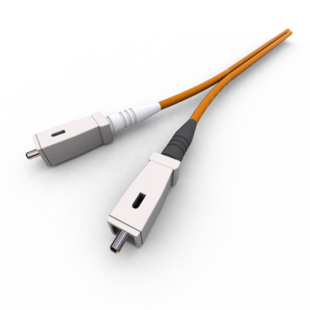 3d Model Fiber Sc Connectors