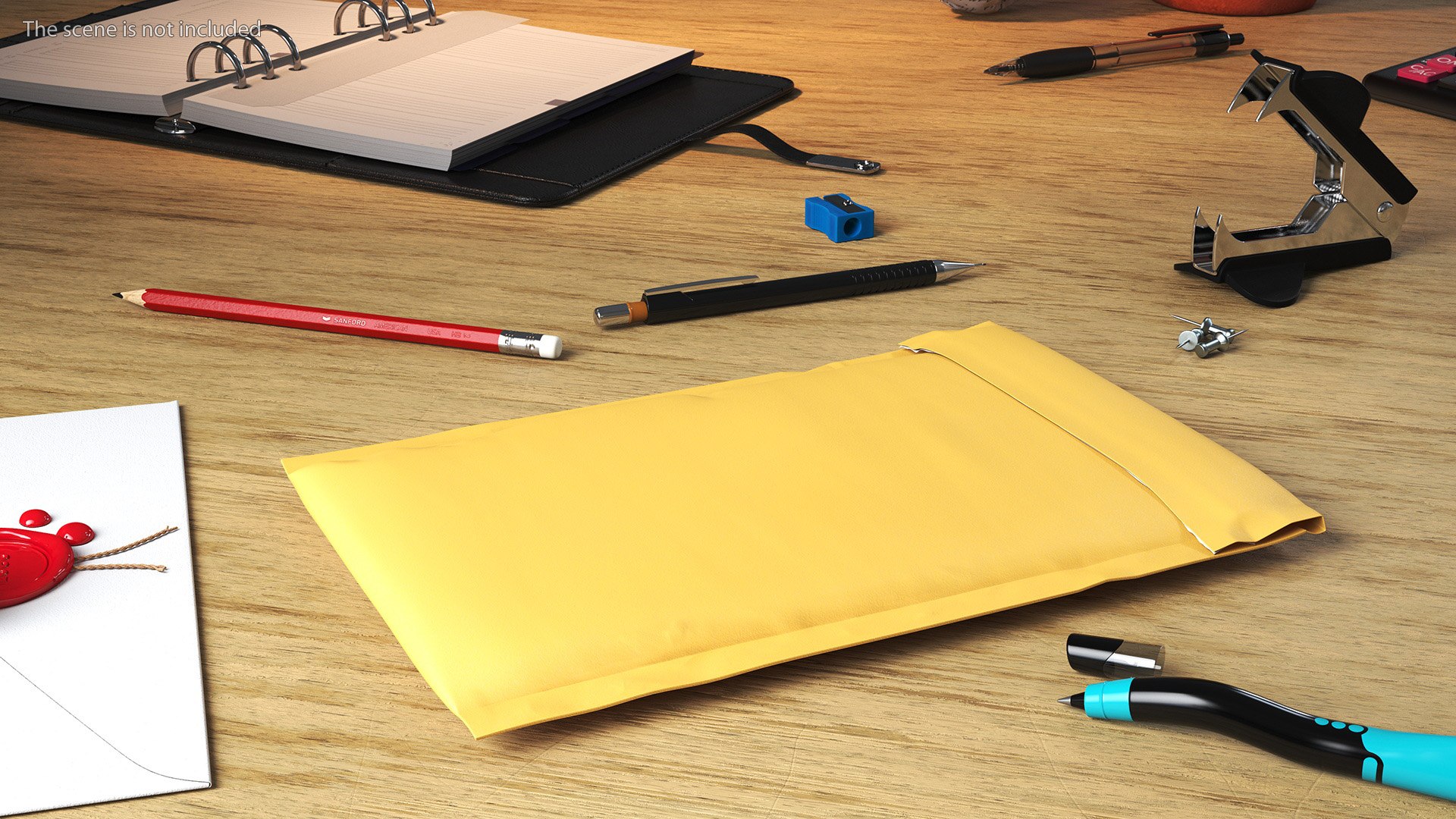 3D Model Thick Padded Envelope Kraft Paper - TurboSquid 2178945