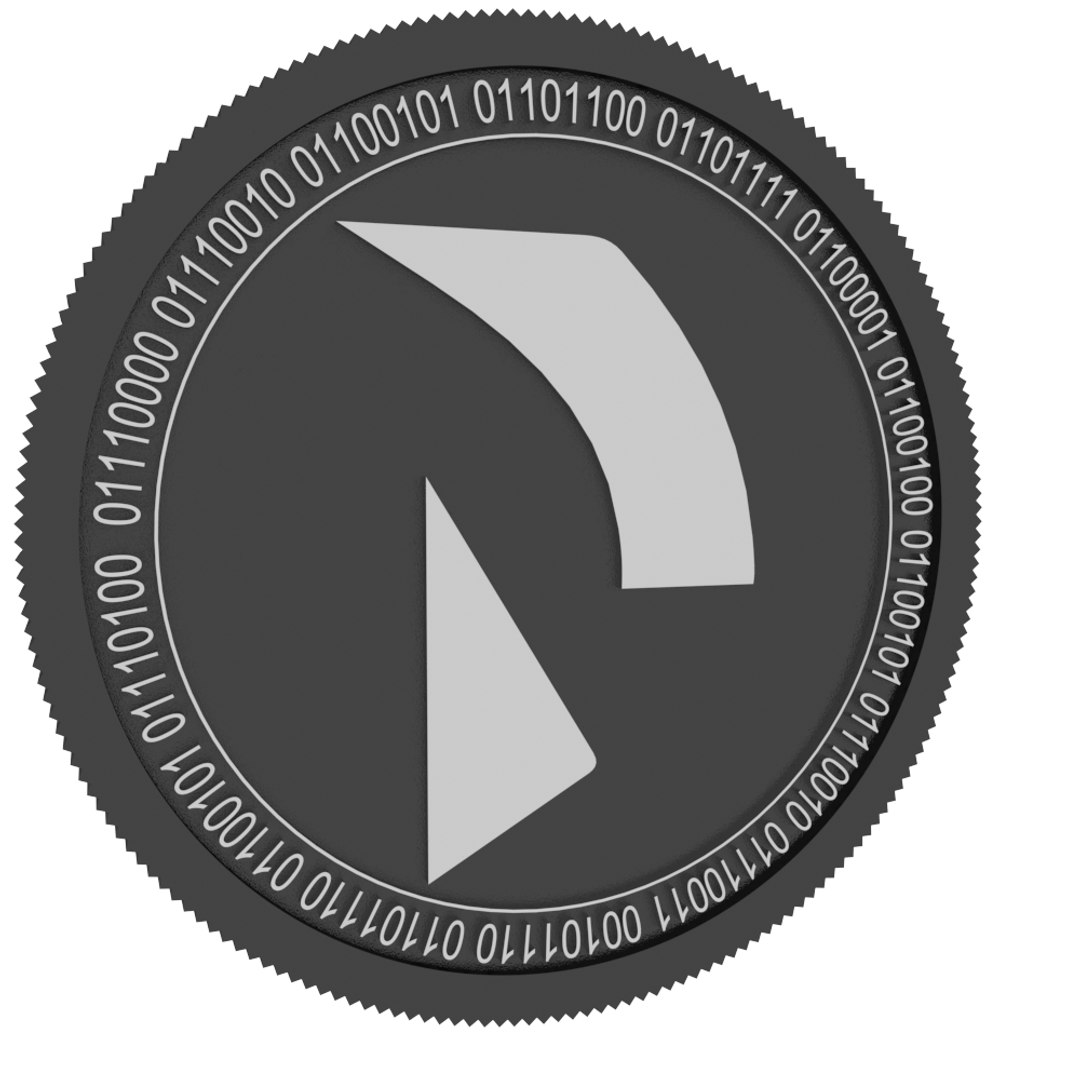 3D Raiden Network Token Black - TurboSquid 1555221