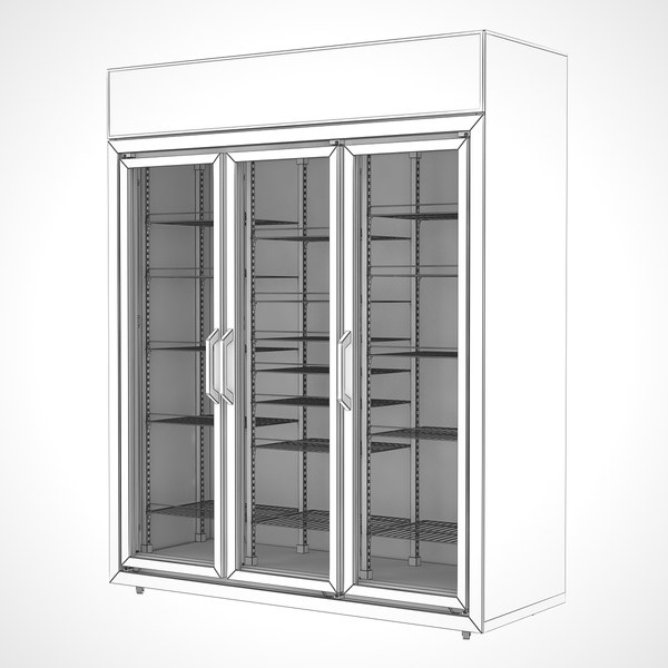 3d model of beverage cooler