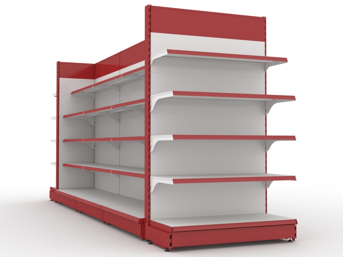 Realistic Supermarket 3d Model