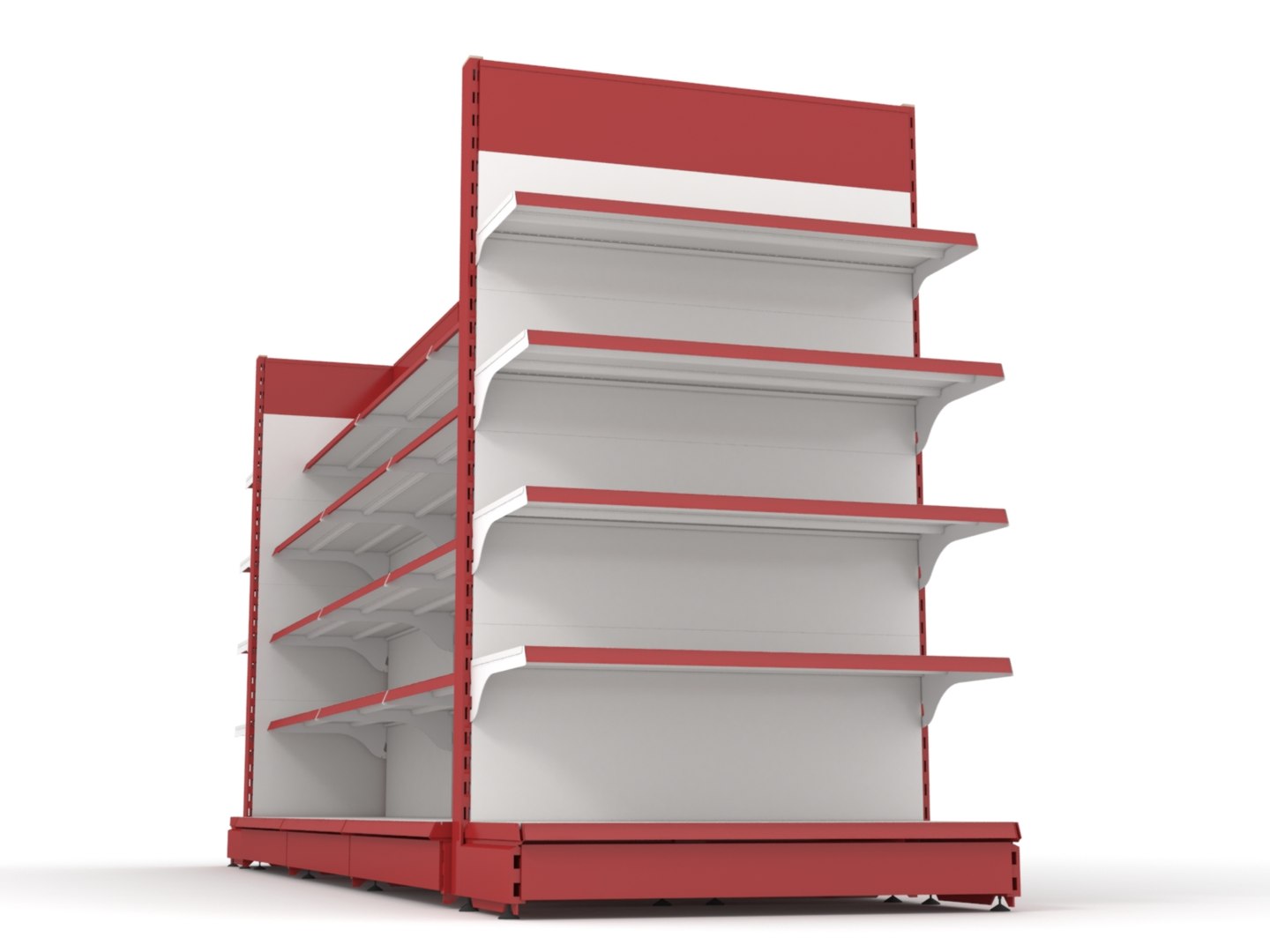 Realistic Supermarket 3d Model