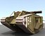 British Mk Iv Tank 3d Model