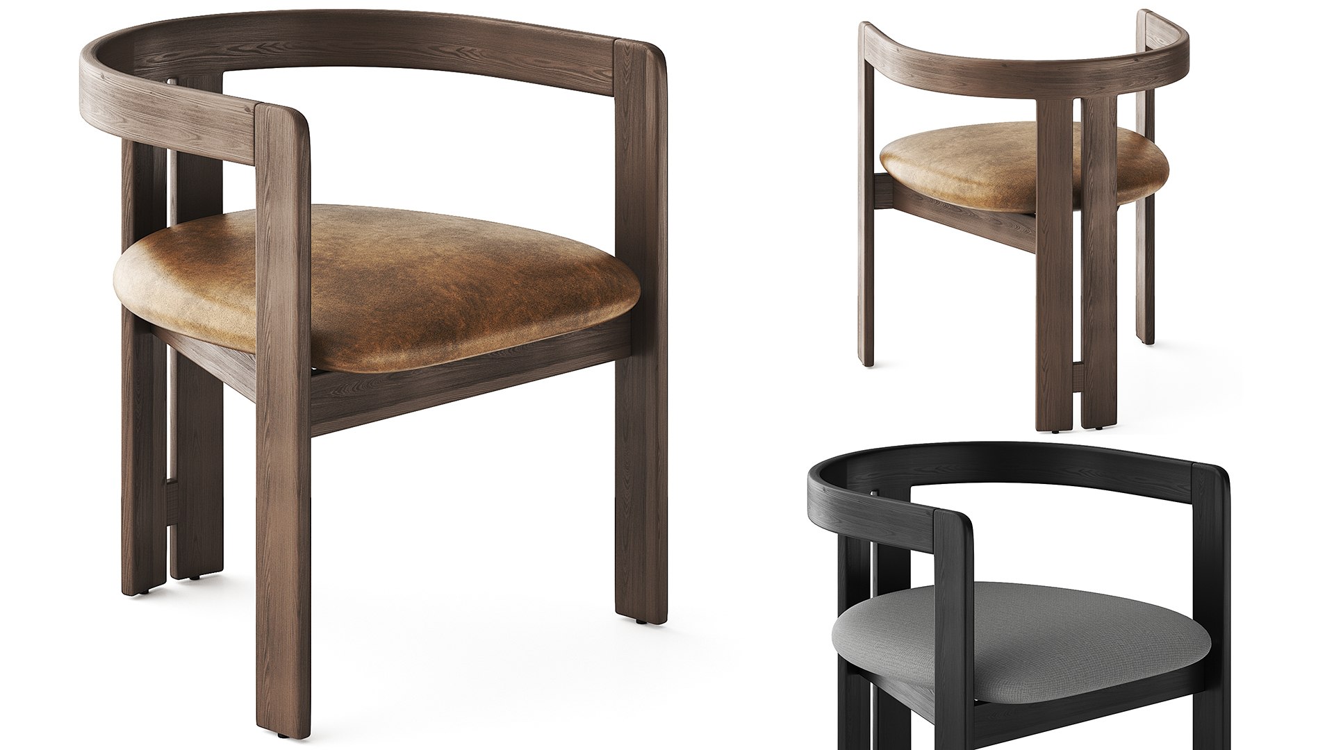 Pigreco By Tacchini Chair 3D Model - TurboSquid 2107727