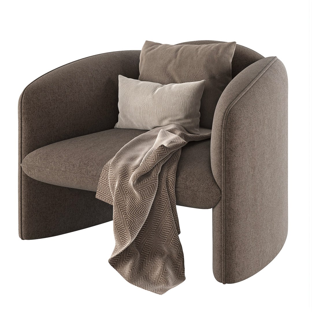 Nachia Teddy Chair Model - TurboSquid 2205531