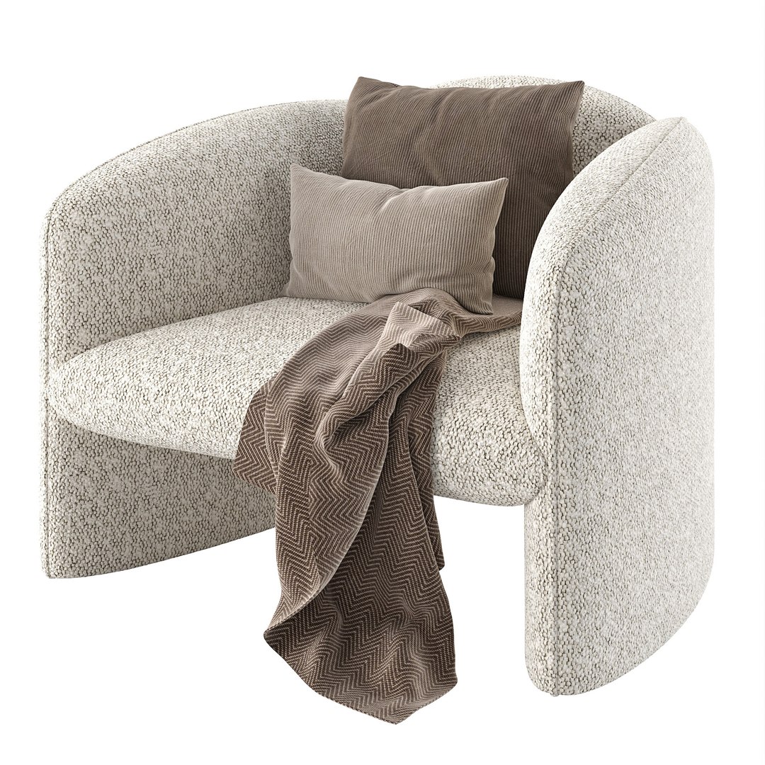 Nachia Teddy Chair Model - TurboSquid 2205531