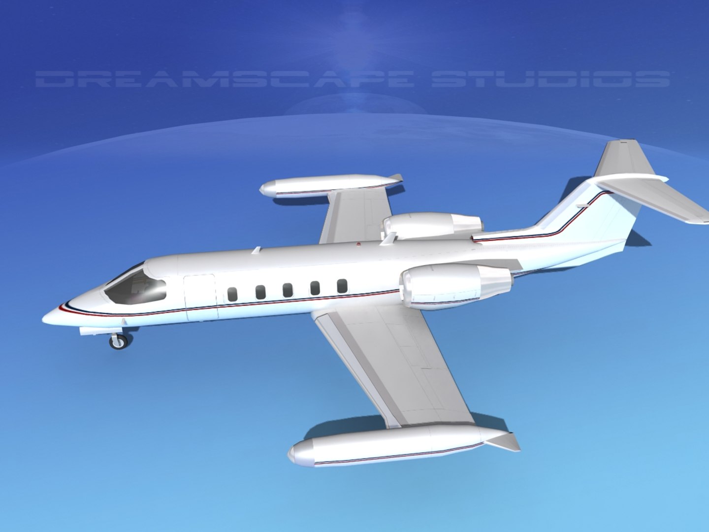 Learjet 35 Business Jet 3D Model - TurboSquid 1309925