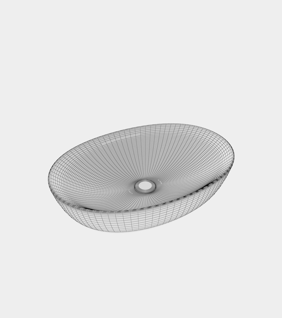 3D Wash Basin Shape - TurboSquid 1404222