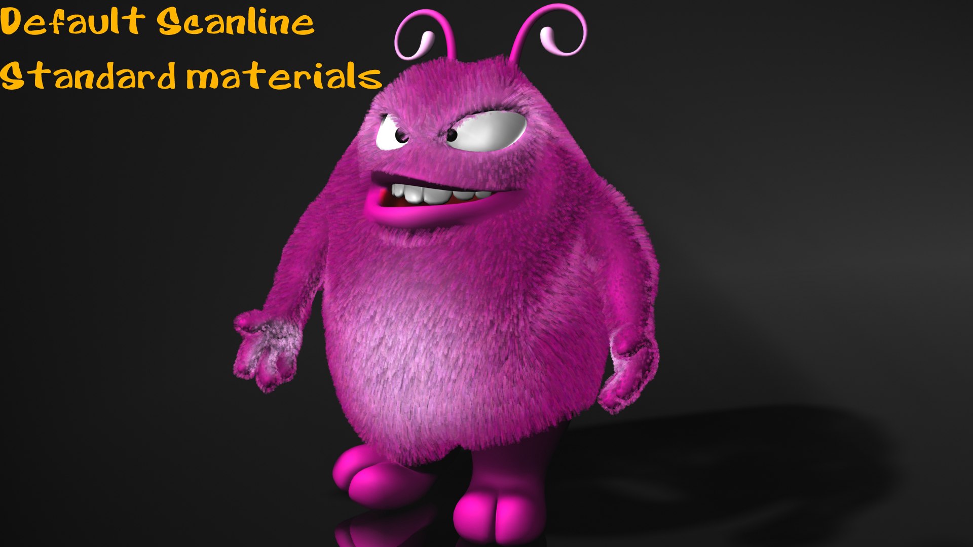Cartoon Purple Monster Rigged Model - TurboSquid 1813176