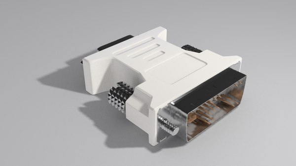 DVI-D Connector 3D Models for Download | TurboSquid